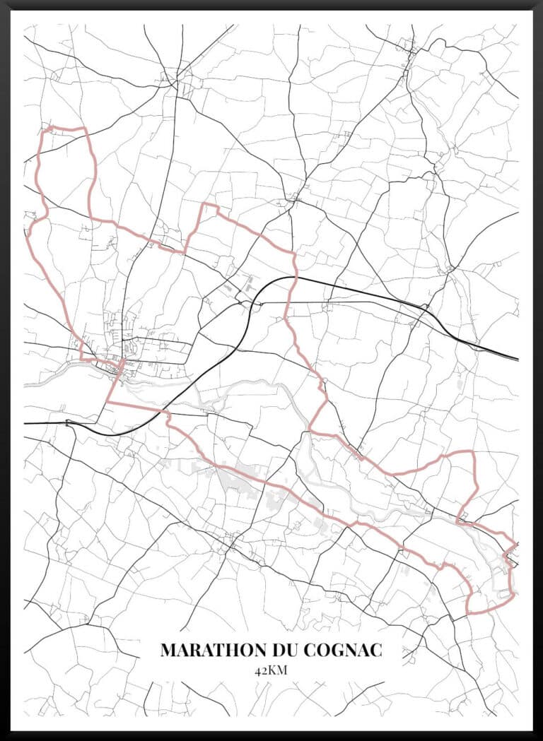 Affiche Design Marathon du Cognac | Mapdesign