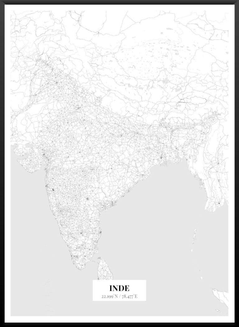 Affiche Design Inde | Mapdesign