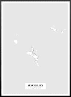 Affiche Design Seychelles | Mapdesign